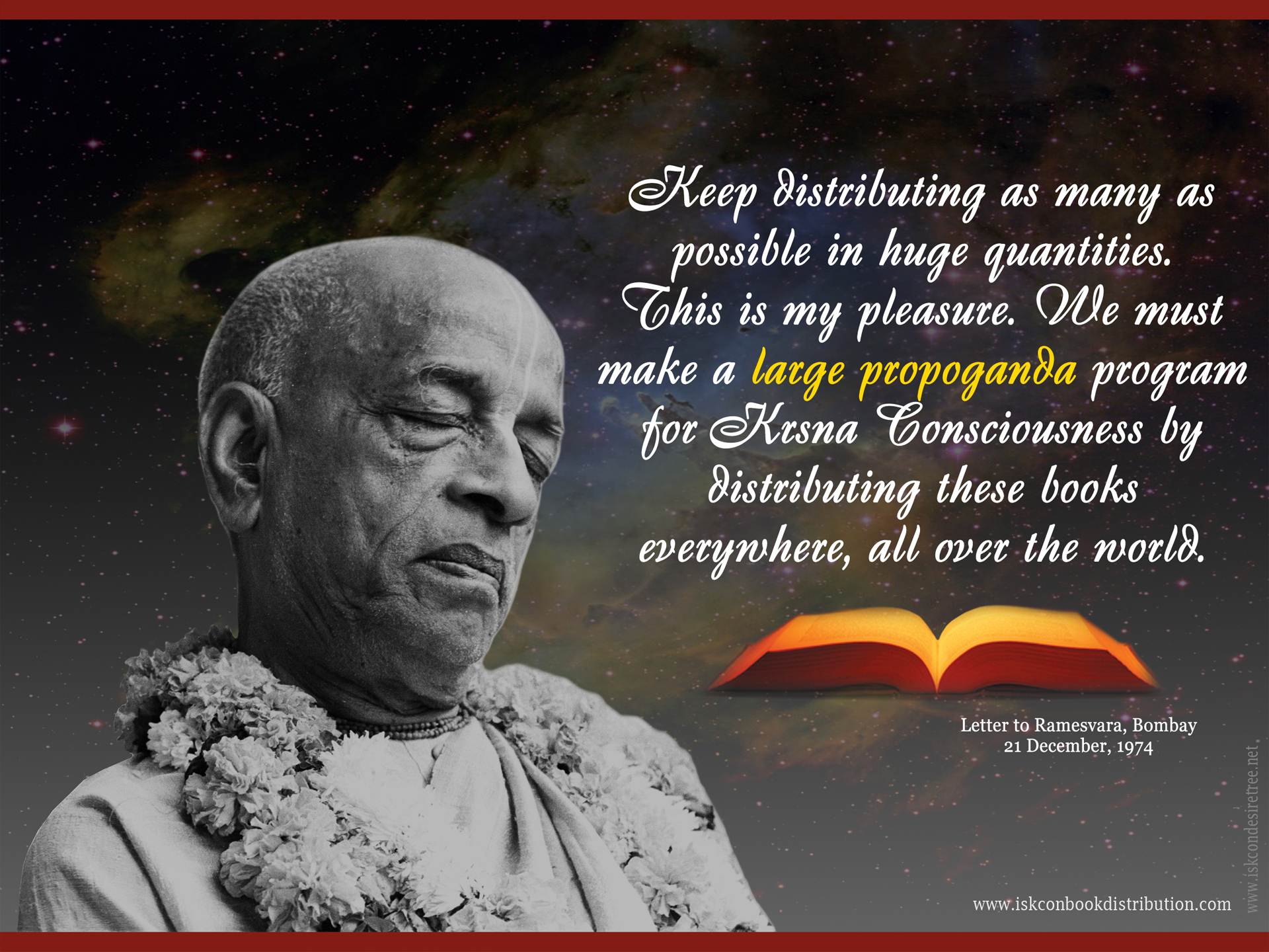 Iskcon Book Distribution Quotes